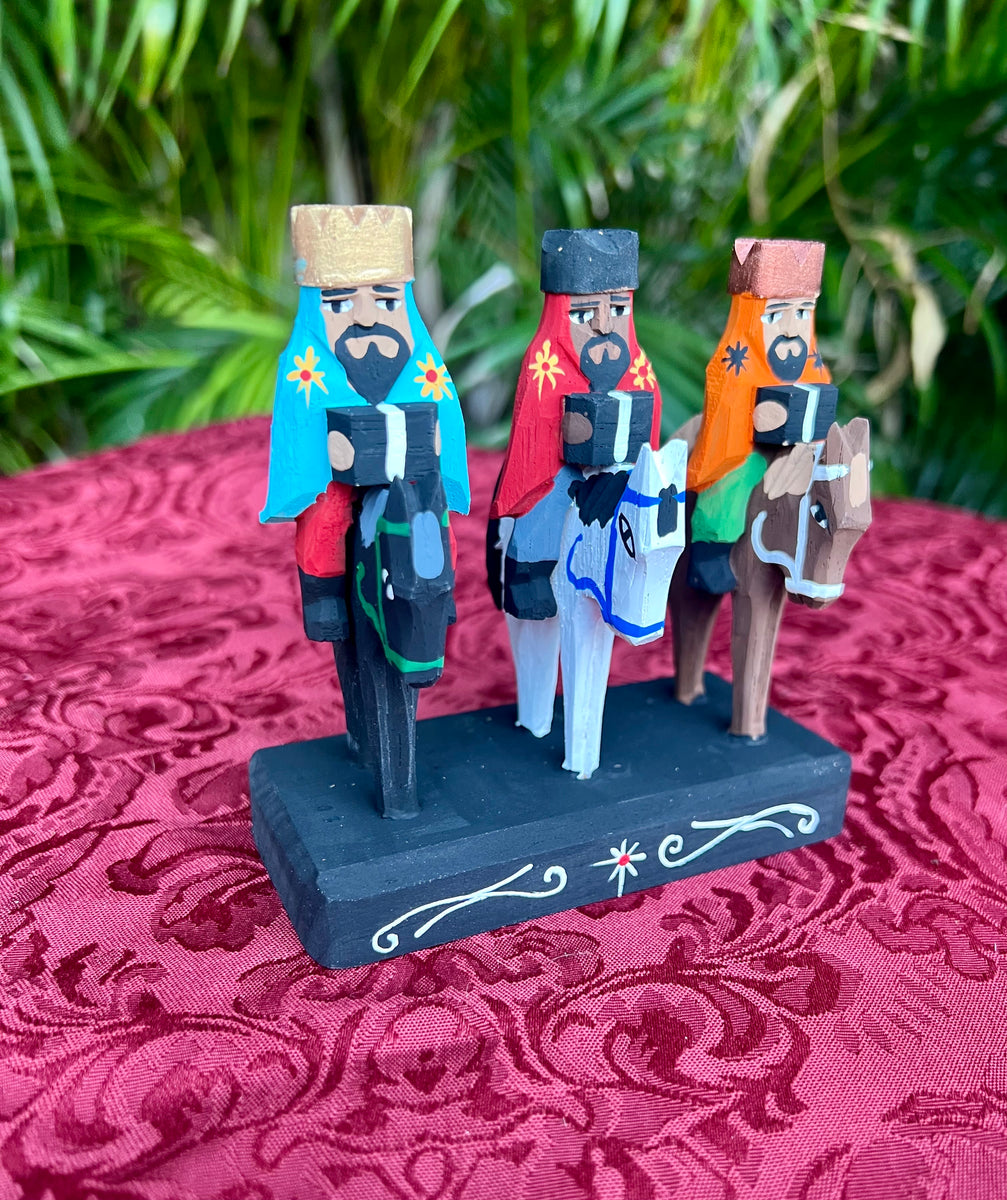 Reyes a caballo pequeños por Hector Orta – Galeria de Puerto Rico